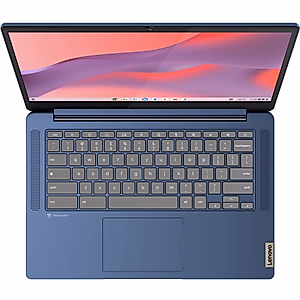 Lenovo ideaPad Slim-3 Chromebook Laptop - 14" FHD Touch Screen for Student and Business, MediaTek 520 (8-Core), 4GB RAM, 64GB eMMC, 128GB Micro SD, 13.5H Long Battery Life, Wi-Fi 6, Webcam, Chrome OS