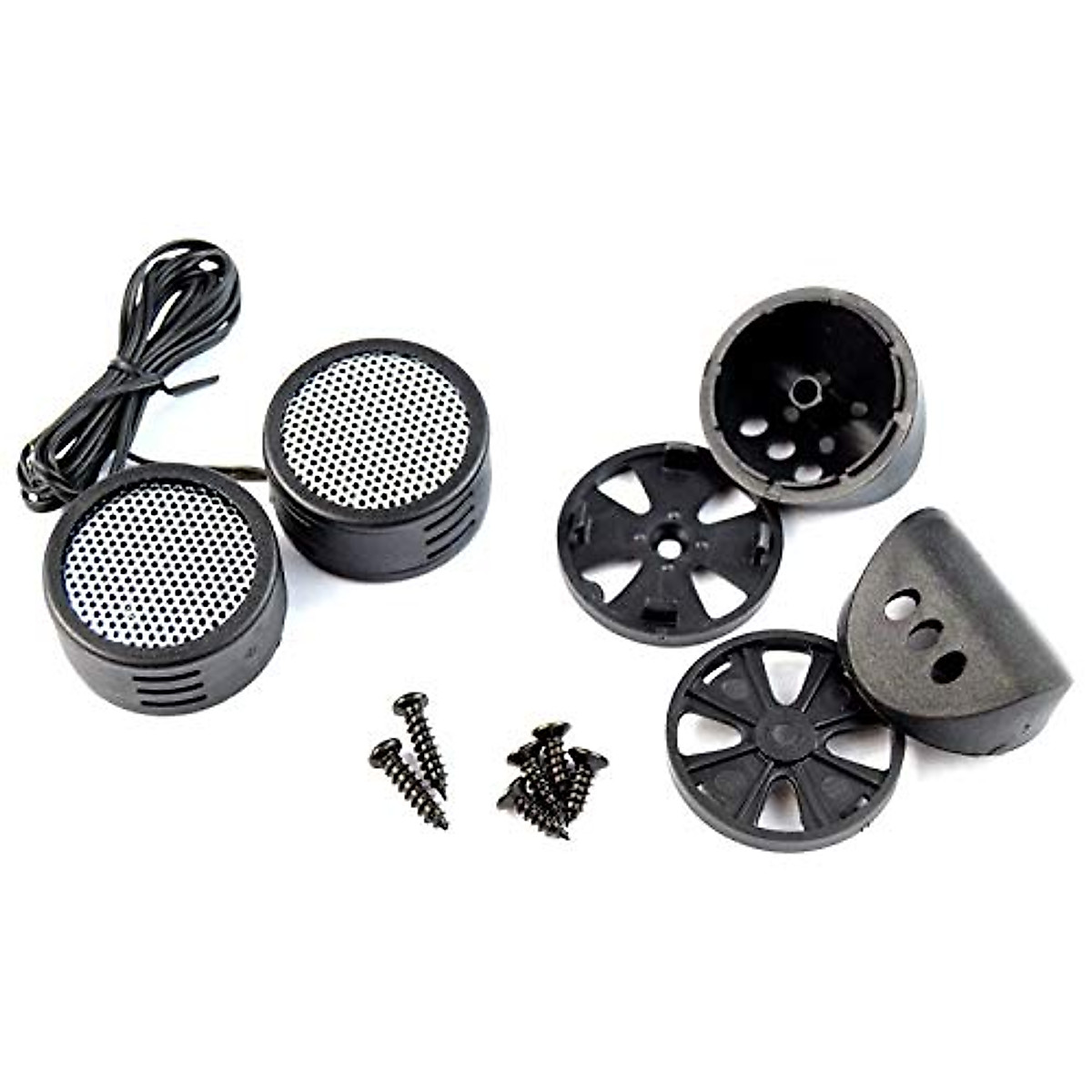 Audiopipe 2 Pack 500w High Frequency Car Truck Stereo Super Tweeters Built-in Crossover XTC-3300