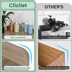 Washer Dryer Countertop, Laundry Countertop with Edge Rails, 27.5" Depth x 54" Washer and Dryer Covers for the top, for for Laundry Room Organization and Storage（Knife wood color）