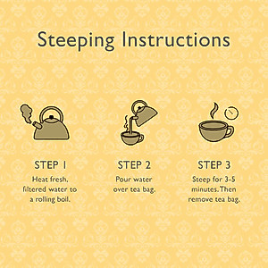 The Republic of Tea Downton Abbey Mrs. Patmore's Pudding Tea, 36 Tea Bags, Caramel Vanilla Black Tea