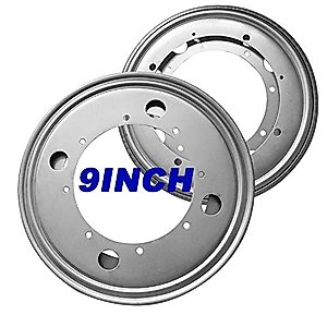 2Pack Lazy Susan Hardware, 9" Rotating Bearing Plate 5/16” Thick, 750lbs Lazy Susan Turntable Swivel Base for Rotating Table, Serving Tray, Kitchen Storage, Book Rack, Corner Shelves, Dollhouse