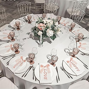 Elegant Acrylic Seating Card Modern Wedding Table Number Cards Portable Acrylic Name Place Cards With Ribbon