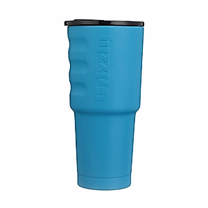 Grizzly Grip Cup 32 oz Tumbler | Stainless Steel | Vacuum Insulated with TwistTop Lid | For Coffee Car Travel Beach Camping Hiking Hunting Fishing | Glacier