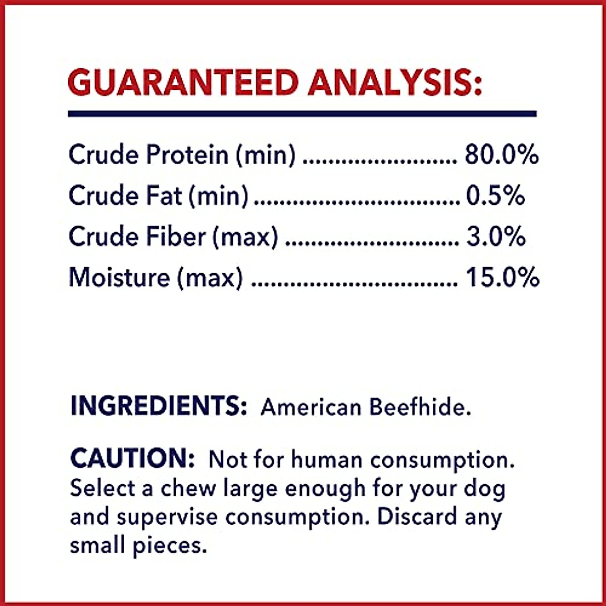 Pet Factory American Beefhide 5" Chip Rolls Dog Chew Treats - Natural Flavor, 50 Count/1 Pack