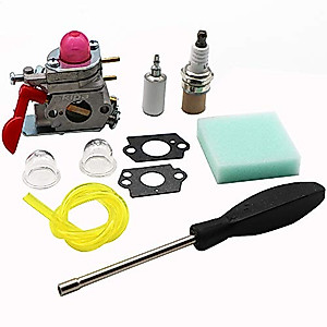 kipa Carburetor Maintence Kit for Poulan Husqvarna 530071811 P4500 P4500E PP26E PP025 PP125 PP258TP PP258TPC PP325 SM705 SM706 Trimmer Pole Pruner ZAMA C1U-W19 358.791530 25cc Craftsman Weedeater