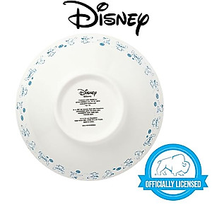 Silver Buffalo Disney Lilo and Stitch Ceramic Ramen Bowl with Chopsticks Featuring Stitch, 30 Ounces
