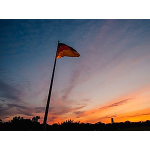 German Flag 3x5 FT Germany FLAG Polyester Deutschland Flagge outdoor indoor Canvas Header and Double Stitched with two Brass Grommets