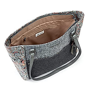 Sakroots Metro Tote, Black White Soulful Desert