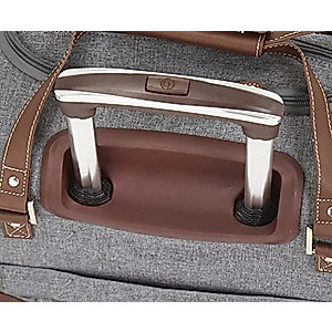 LONDON FOG Westminster Seat Bag Grey, 15" USB