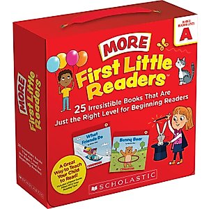 Scholastic First Little Readers: More Guided Reading Level A Books, Set of 25 Books