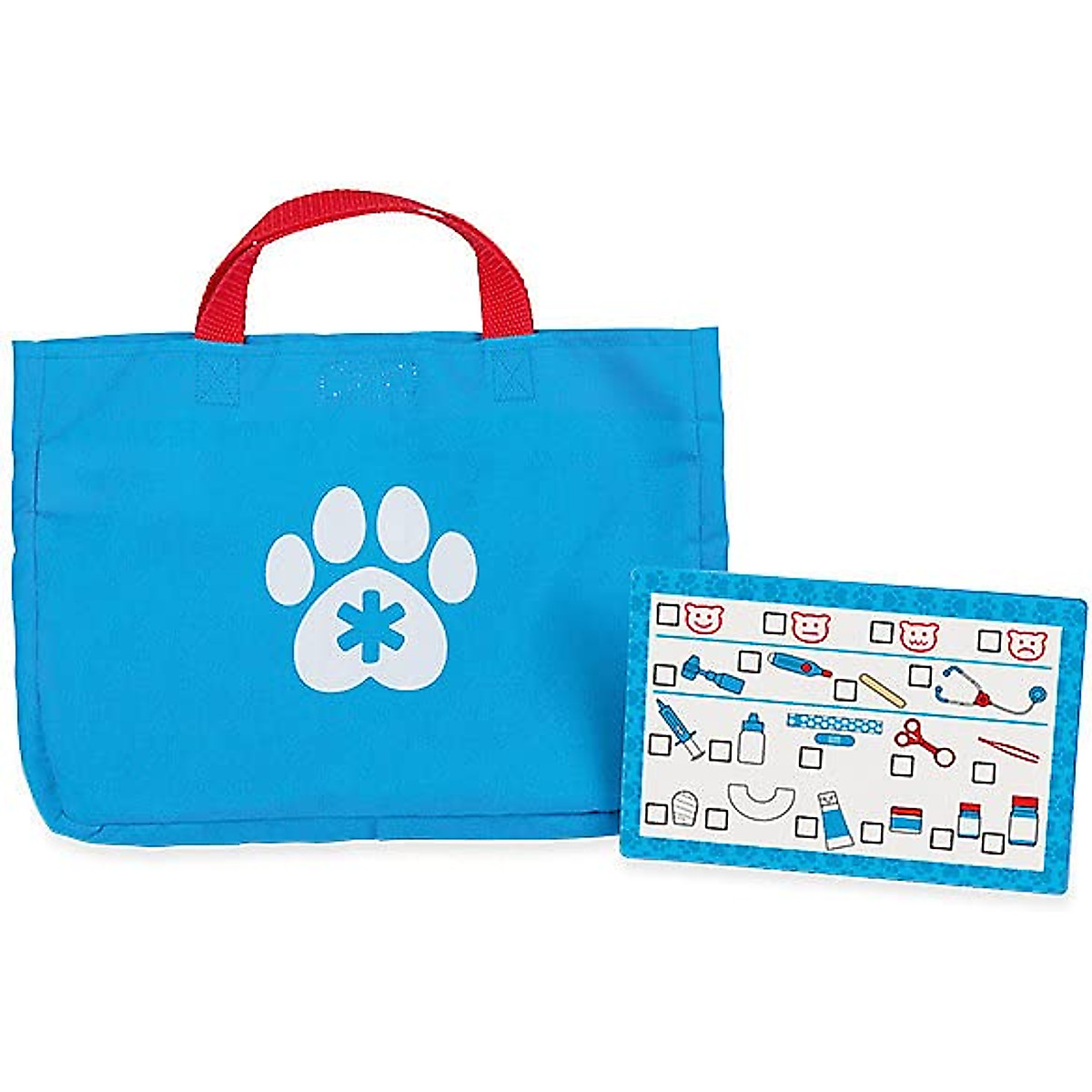 Melissa & Doug Examine and Treat Pet Vet Play Set (24 pcs) - Kids Veterinary Play Set, Veterinarian Kit For Kids, STEAM Toy, Pretend Play Doctor Set For Kids Ages 3+