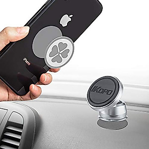 IKOPO Universal Metal Plate – (2 Rectangular, 4 Round) Suitable for Magnetic Phone Car Mount, Metal Plates Stick On Cell Phone with Strongest VHB Adhesive