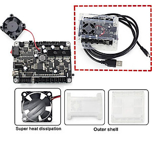 CNCTOPBAOS CNC 3018 Pro Max 3 Axis Desktop DIY Mini Wood Router Kit PCB PVC Milling Engraver Engraving Carving Machine GRBL Control with offline controller Hand Control (w/Offline Controller)