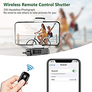 Torjim 62" Phone Tripod, 𝗦𝘁𝘂𝗿𝗱𝘆 & 𝗣𝗼𝗿𝘁𝗮𝗯𝗹𝗲 iPhone Tripod Stand with Remote, Compatible with iPhone/Android/Sport Camera Perfect for Video Recording/Live Stream/Vlogging/Selfies