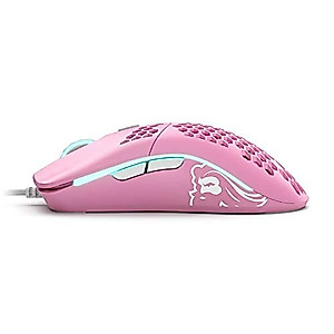 Glorious Gaming Mouse - Model O 67 g Superlight Honeycomb Mouse, Limited Edition Matte Pink - USB Gaming Mouse
