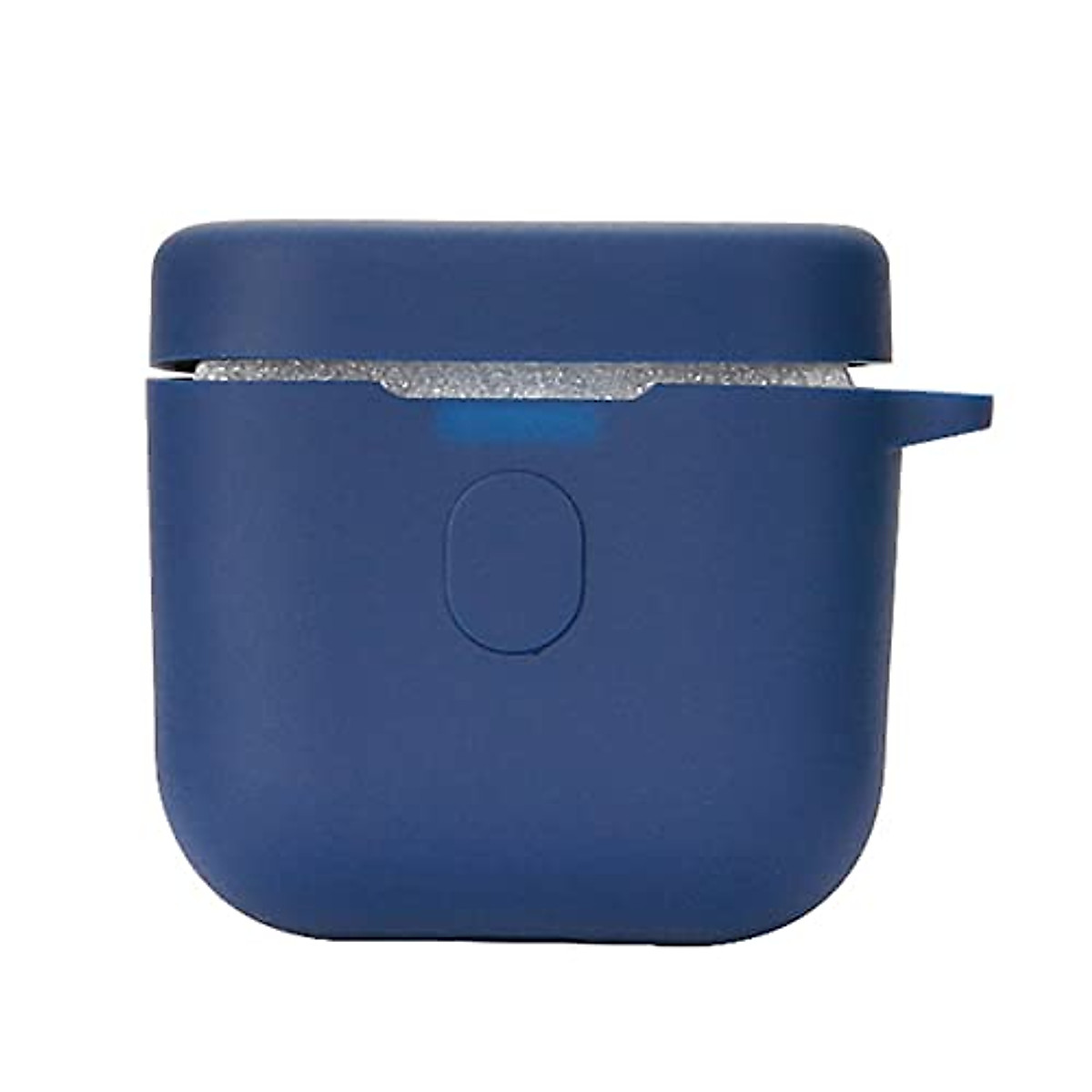 DAYJOY Soft Silicone Protective Case Cover Compatible with B&W/Bowers&Wilkins PI7/PI5 S2 Earbuds, Protective Skin Sleeve with Key Chain (Blue)