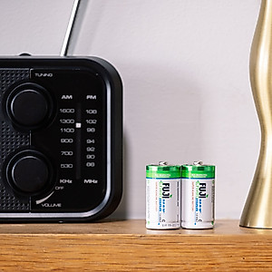 Fuji Enviromax 4200BP2 EnviroMax C Super Alkaline Batteries, 2 pk, White, 2 CT