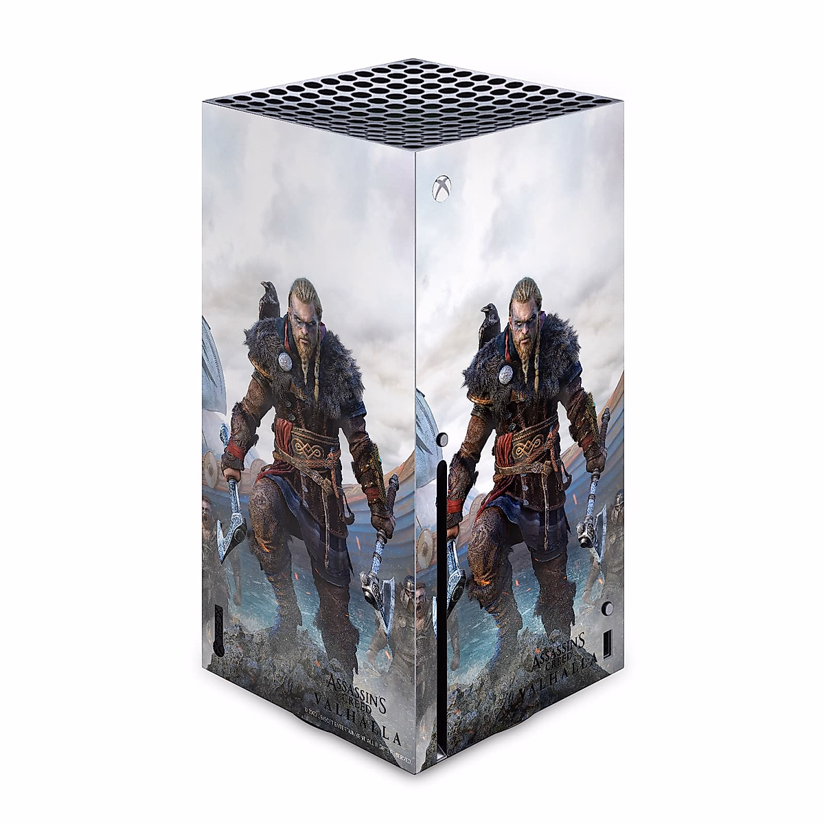 Head Case Designs Officially Licensed Assassin's Creed Male Eivor 2 Valhalla Key Art Vinyl Sticker Gaming Skin Decal Cover Compatible with Xbox Series X Console