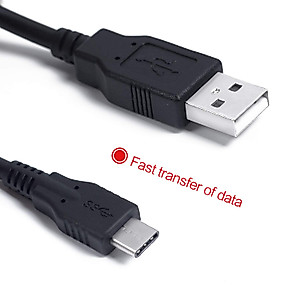 HEATFUN USB C Charger for Nintendo Switch, Fast Charging Cable for Nintendo Switch, MacBook, Pixel C, LG Nexus 5X G5, Nexus 6P/P9 Plus, One Plus 2, Sony XZ and More - 1 Pack (4.92ft)