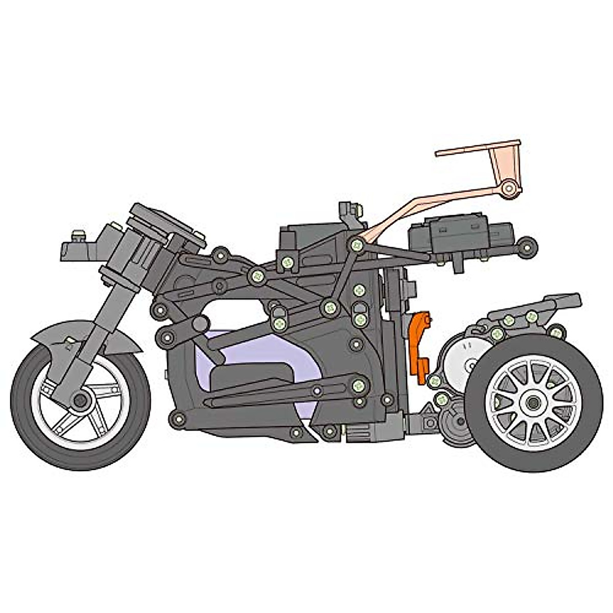 Tamiya 57405 1/8 Rc Dancing Rider Trike Kit