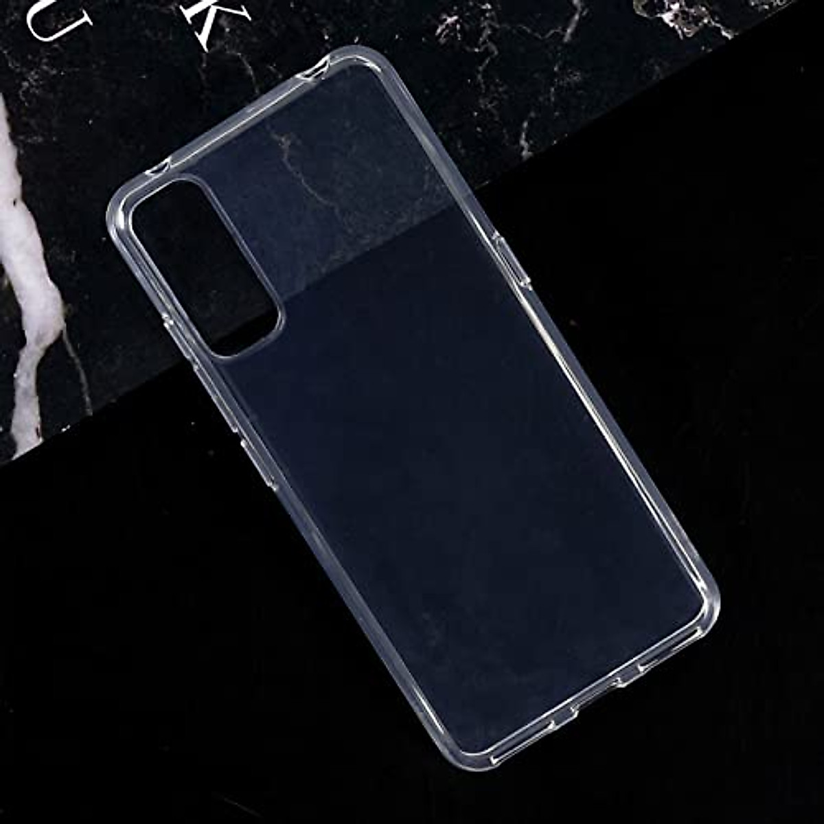 AQGG for TCL Stylus 5G [6.81"] Case, Soft Silicone Bumper Shell Transparent Flexible Rubber Phone Protective Cases TPU Cover for TCL Stylus 5G -Cartoon Devil