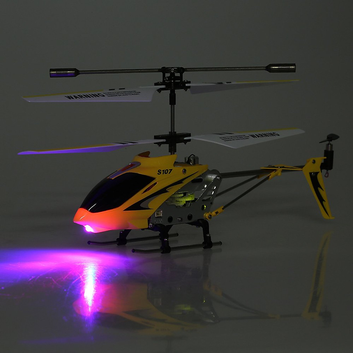 GoolRC Remote Control Helicopter, S107/S107G RC Helicopter for Kids and Adults, 3 Channel Mini Helicopter with Gyro for Boys and Girls (Yellow)