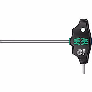 Wera - 5023451001 454/10 HF Set Imperial 1 Screwdriver Set T-Handle Screwdrivers Hex-Plus with Holding Function, Imperial, 10 Pieces