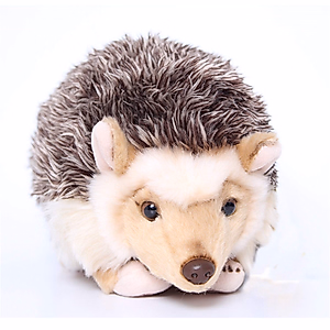 TAMMYFLYFLY Lifelike Hedgehog Plush Stuffed Animal Toy Desert Hedgehog Cute Animal Model (6 inches) (6 in(Pack of 1))
