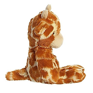 Aurora® Snuggly Sweet & Softer™ Giraffe Stuffed Animal - Comforting Companion - Imaginative Play - Brown 9 Inches