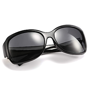 FEISEDY Classic Oversized Polarized Sunglasses Women Wrap Square Shades B2504