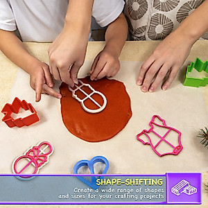 Cookie Cutter by 3DForme, Set Onesies & Rattle Cake Fondant Frame Mold for Buscuit