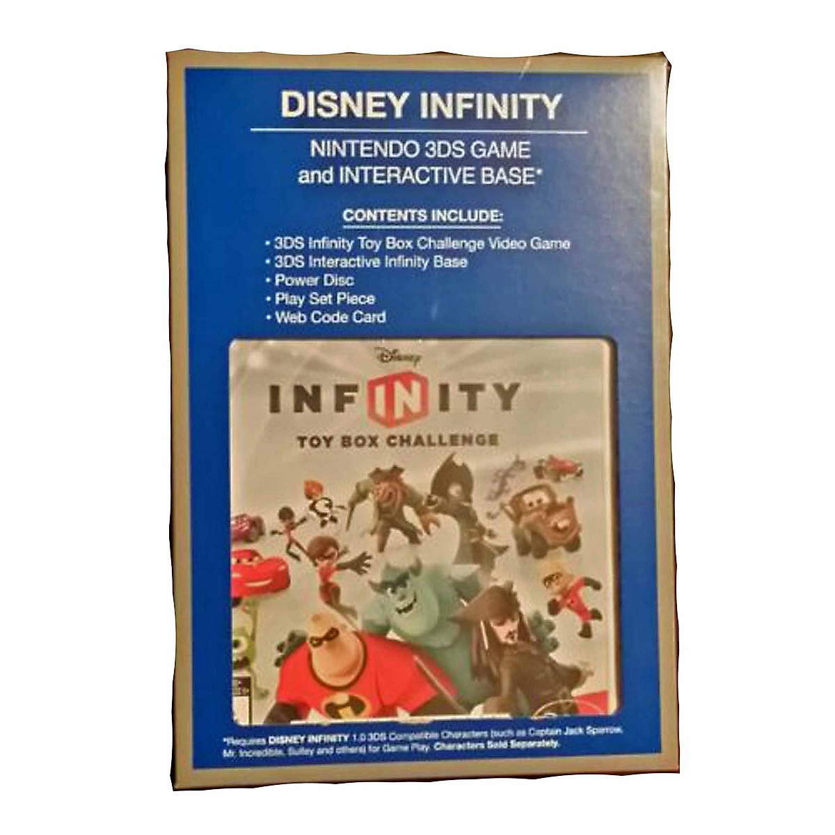 Disney Infinity Toy Box Challenge Nintendo 3DS Game & Interactive Base (Characters Sold Separately)