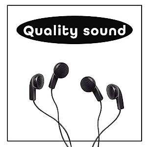 Pack of 100 Bulk Earbuds Headphones Wholesale Ear Buds for Classroom