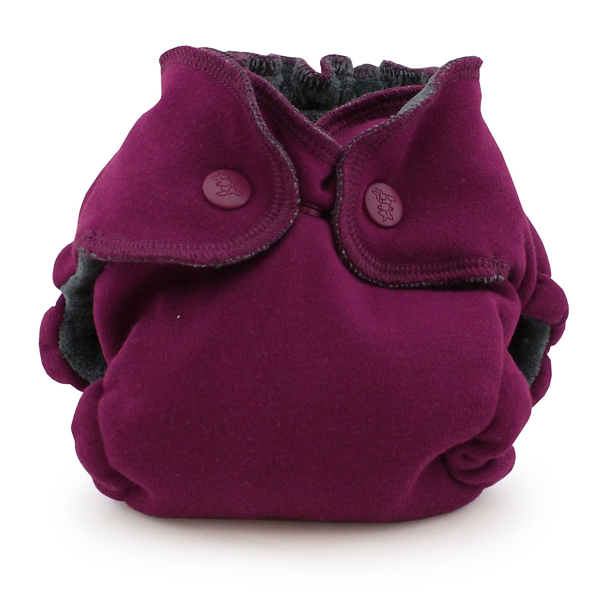 Ecoposh OBV Newborn Fitted Cloth Diaper, Boysenberry