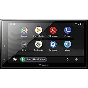 Pioneer DMH-2660NEX Car Stereo Safe Driver's Bundle with Voxx Backup Camera. 6.8" Capacitive Multimedia Receiver with Apple CarPlay, Android Auto, Bluetooth, HD Radio, SiriusXM Ready, Maestro Ready