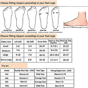 DL Women's Open Toe Cross Band Slippers, Memory Foam Slip on Home Slippers for Women with Indoor Outdoor Arch Support Rubber Sole, Gray, 7-8