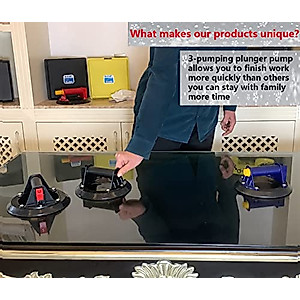 Q-CUP® 8" lifter Extra-fast Attachment easily, 100 kgs lifting capacity Tough ABS Handle