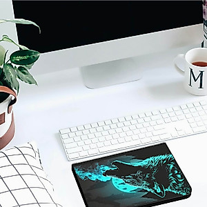 Case for Microsoft Surface Duo Case,Surface Duo Leather Case 2020,AIRWEE Ultra Slim Hard PC Back Case Protective Fold Cover Case for Microsoft Surface Duo,Howling Wolf