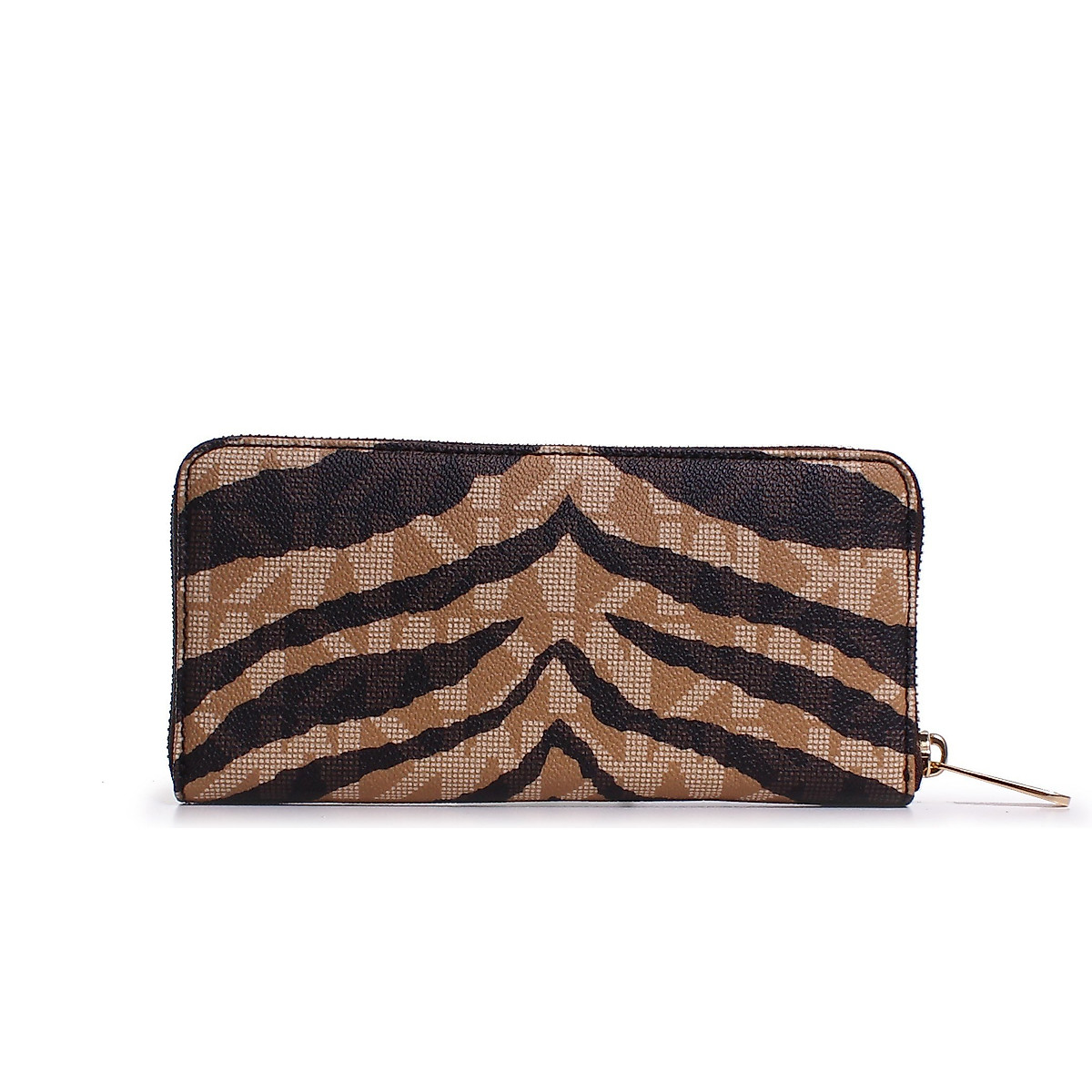 Michael Kors Travel Zip Continental Wallet in Dark Khaki