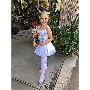 Icicles Crown Princess Tiaras,Crystal Bride Wedding Hair Head Band Ballerinas Nutcracker show for Cosplay