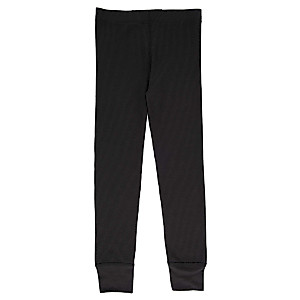 Fruit of the Loom boys Premium 2-pack Thermal Waffle Base Layer Bottom, Black/Heather Greystone, 10 12 US