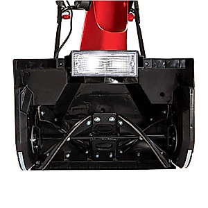 Snow Joe SJM988-RM Electric Snow Thrower with Light, Red/Black