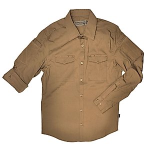 HAZARD 4 Colonial: Safari Stretch Patch Shirt - Coyote (X-Large)