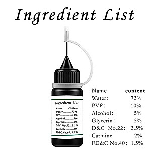 Brown Temporary Tattoo Kit, 4 Bottles Temporary Tattoo Ink with 84 Adhesive Tattoo Stencils, Body Tattoo Markers DIY Tattoos Temp for Men Women