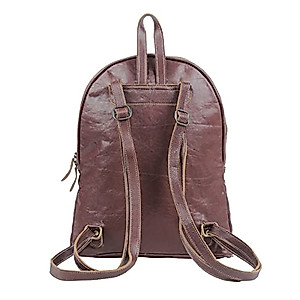 Myra Bag Splendour In White Leather & Hairon Bag S-4725