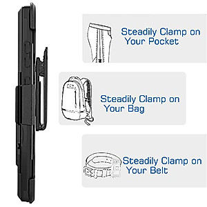 BEYOND CELL Armor Kombo Compatible with Samsung Galaxy Note 10 Plus Case (6.8”), Heavy Duty Protective Shockproof Rugged Phone Case with Belt Clip Holster & Kickstand.