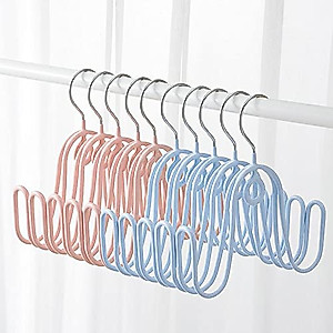 BORXJNM Shoe Hanging Hooks-Space-Saving Drying Shoe Rack for Basketball Shoes, Sports Shoes,Slippers,Cloth Shoes，Stainless Steel Holders for Fixing Shoe Racks, Shoes Hanger Drying Rack (Pack of 5)