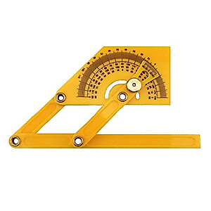 Honbay 1pc Plastic Protractor Angle Finder Measure Arm Ruler Gauge Tool