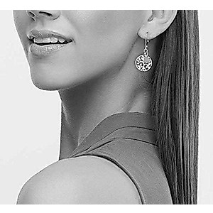 Daughter in Law Gift • Welcome to Our Family Tree • Sterling Silver Leverback Earrings • Gifts for Stepdaughter or Future New Daughter In Law • Silver Tree Gold Heart Charm • Jewelry for Women