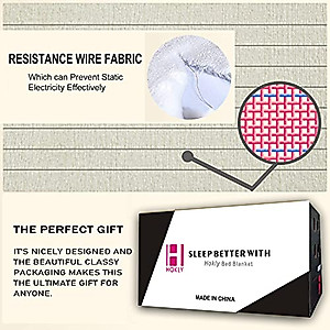 Hokly Soft Blanket Twin Size for All Season Warm Fuzzy Throw Blankets for The Bed Sofa Thermal Lightweight 350GSM Dark Grey 66"*90"